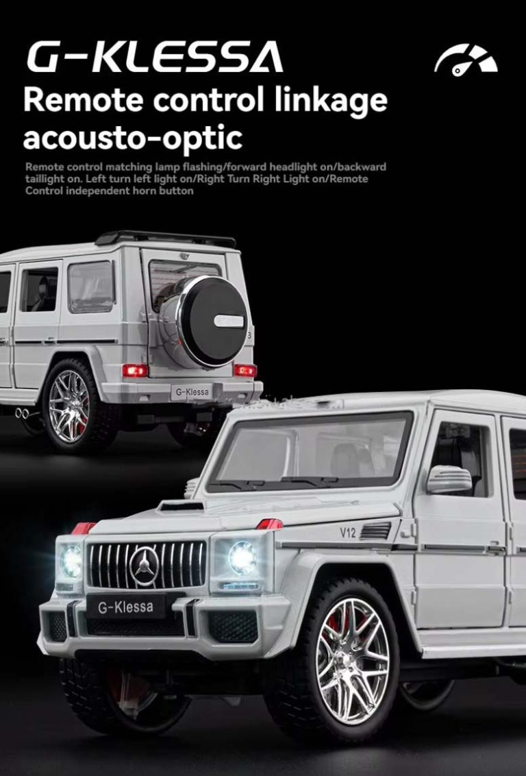 Mercedes-Benz G Wagon RC Diecast 1/24 Model Metal Car with 2.4GHz ...